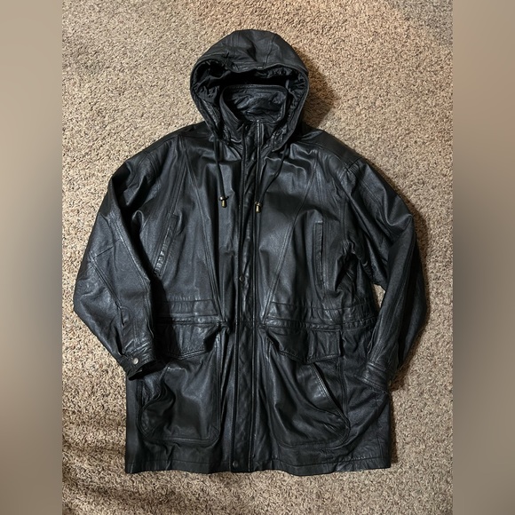 Iou | Jackets & Coats | Iou Leather Jacket | Poshmark